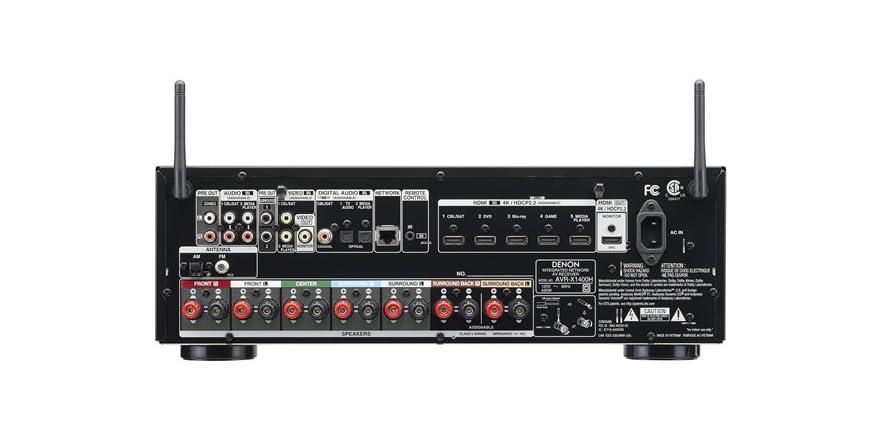 Denon AVRX1400H 7.2 Channel AV Receiver with HEOS