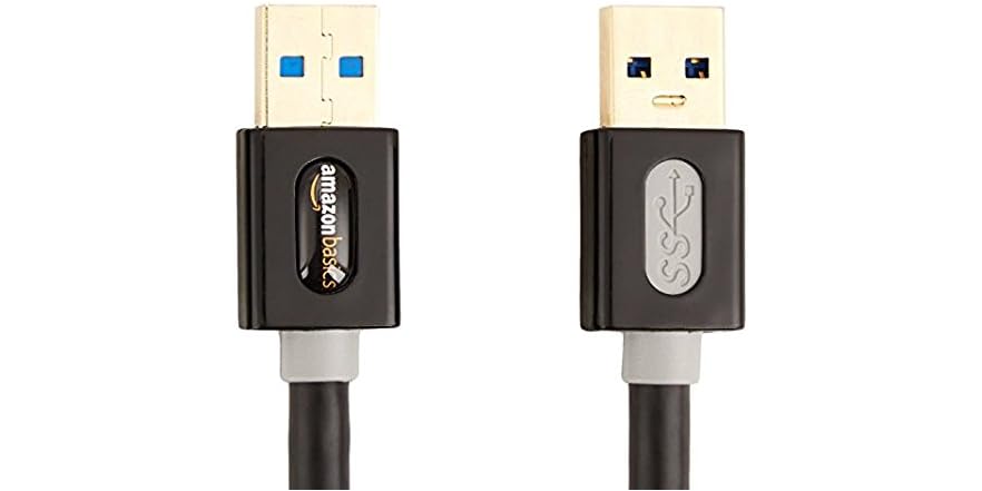 AmazonBasics USB 3.0 A to A Male Cable…
