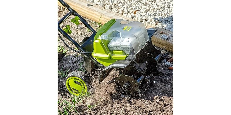 Sun Joe 48V iON+ Cordless Tiller/Cultivator Kit