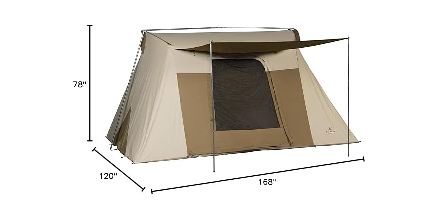 TETON Sports Mesa 14 Canvas Tent WaterProof