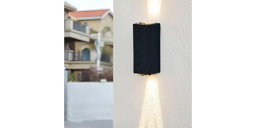 LED Waterproof Outdoor 3 Beams Wall Light