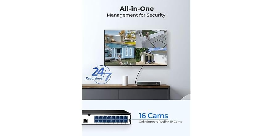 REOLINK 4K 16 Channel Camera System