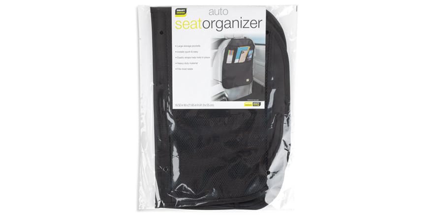 Smart Design 7005035 Backseat Kick Mat Black