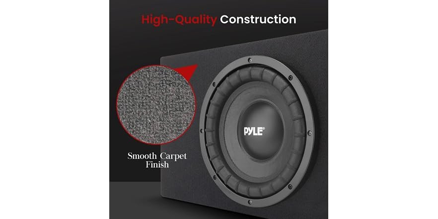 Pyle 12-inch 600 Watts Slim Subwoofer Box