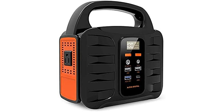 Alpha Digital Portable Power Station & Solar Bundle