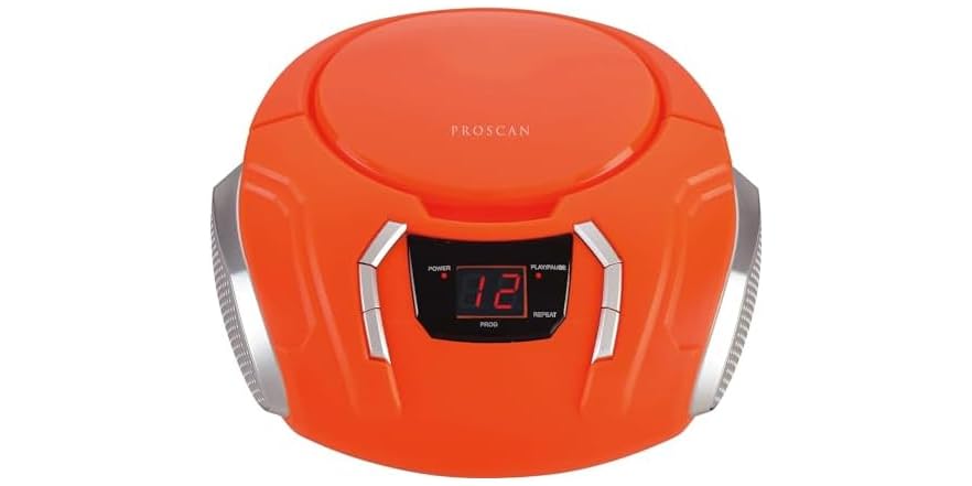 Sylvania Portable CD Boombox (Orange)