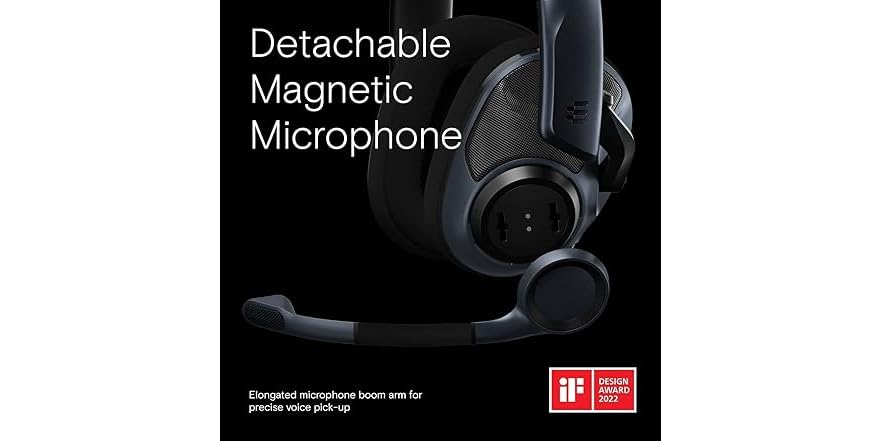 (NEW) EPOS H6Pro Open Acoustic Wired Gaming Headset with Mic (Open Box)