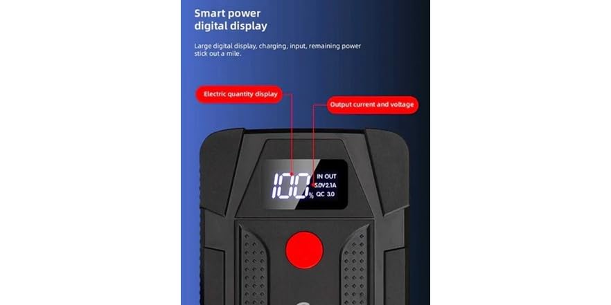 TRAVERSE 1000A-JS 1000A Peak 12V Car Jump Starter