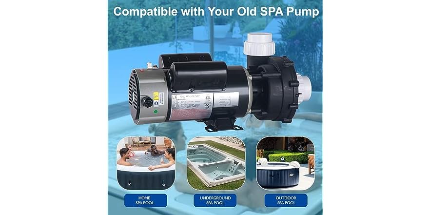 2 Speed 3HP Hot Tub Spa Pump
