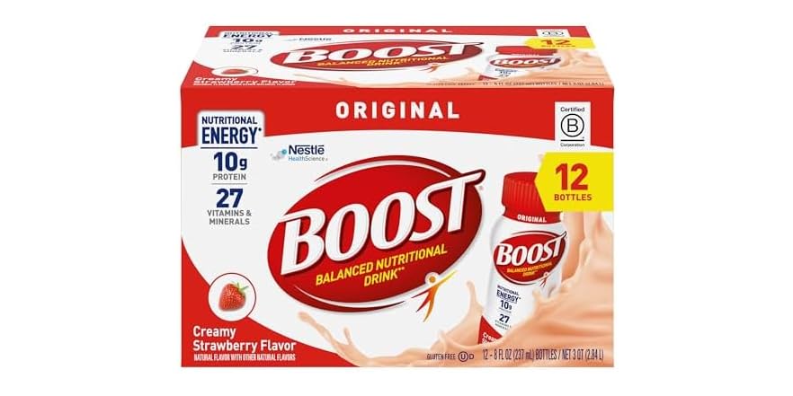 Boost, Protein Drink Original Strawberry 12 Pk