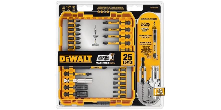 DeWALT 25-Piece Screwdriver Bit Set
