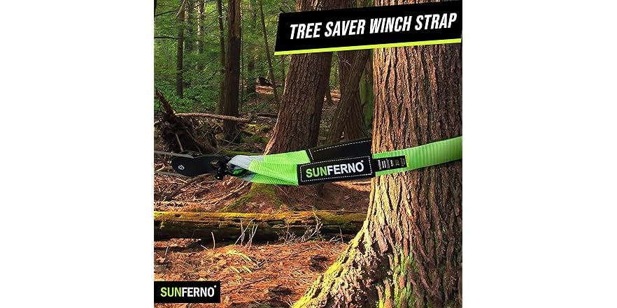 Tree Saver Winch Strap 35,000 lbs Certified