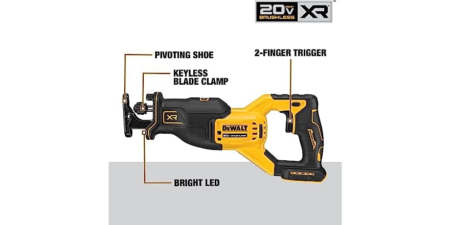 DEWALT DCS382B 20V MAX XR Reciprocating Saw