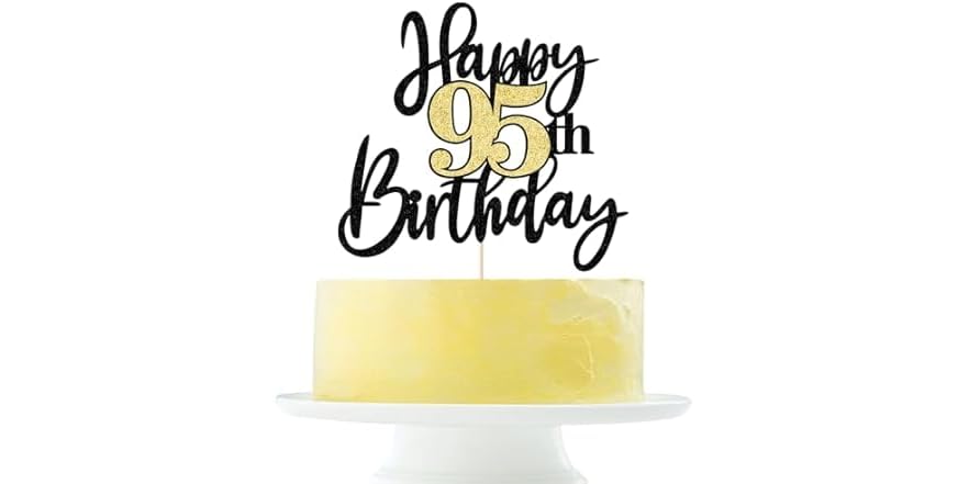 Happy 95th Birthday Cake Topper