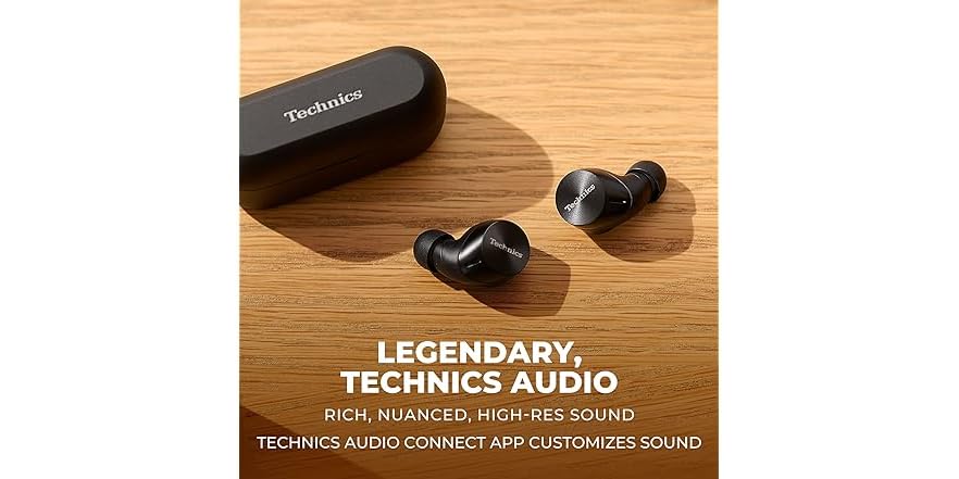 Technics HiFi Wireless Multipoint Bluetooth Earbuds