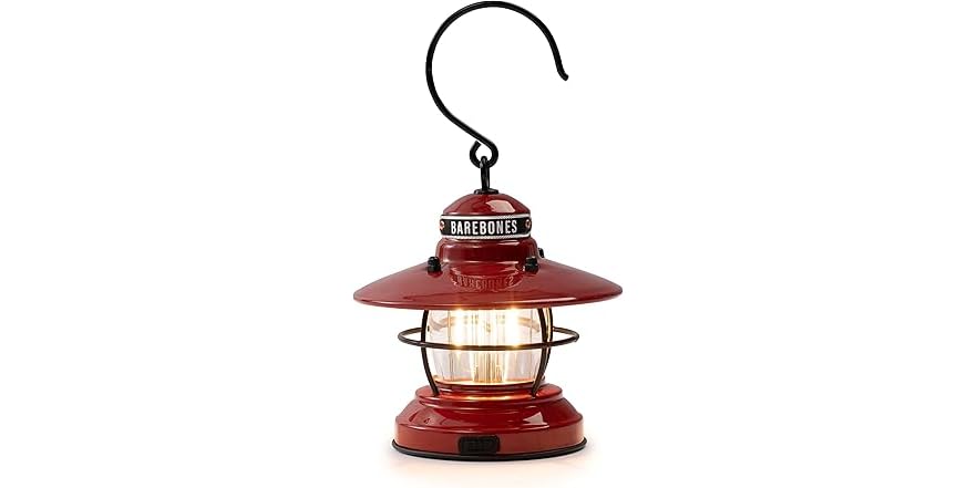 Barebones Edison Mini Lantern(Red)