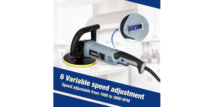 WORKPRO 7 inch Buffer Polisher