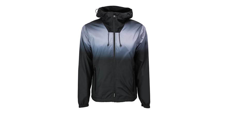 Men's Ombre Lightweight Hooded Jacket