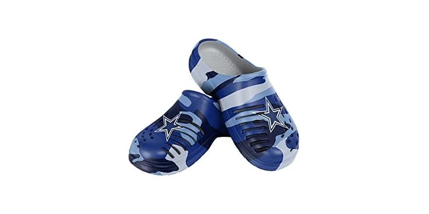 FOCO NFL Mens Tonal Camo Clog