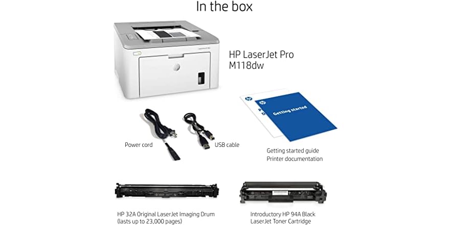 HP Laserjet Pro M118dw Wireless Printer