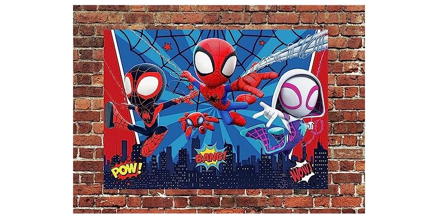Spidey and His Amazing Friends Backdrop