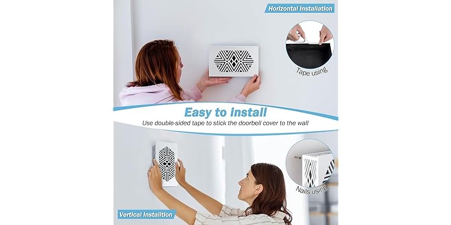 Decorative Doorbell Chime Box White