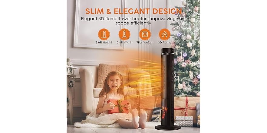 TRUSTECH Electric Space Heater for Large Room