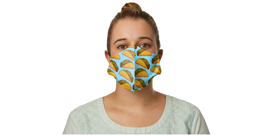 "Raining Tacos" Face Mask