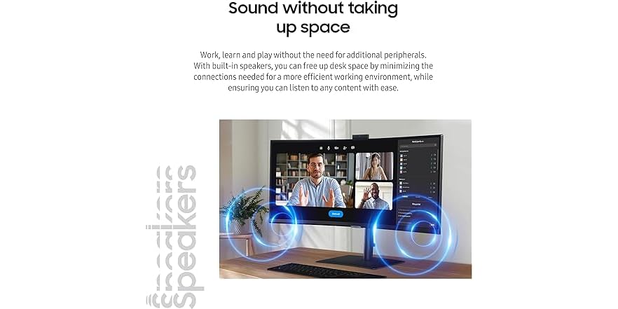 Samsung 34” ViewFinity S65VC UWQHD Curved Monitor