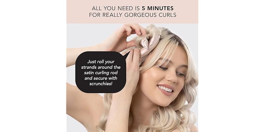 Kitsch Heatless Hair Curler 6ct