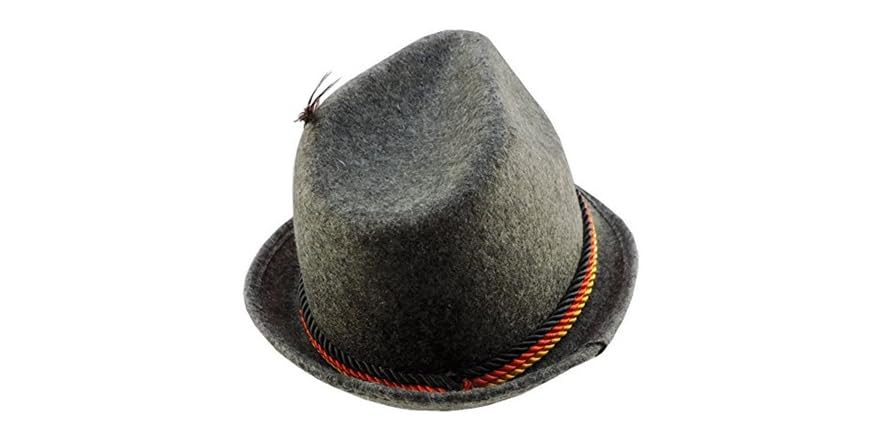 Beistle German Alpine Hat for Adults, Gray