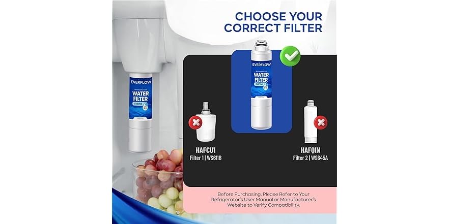 EVERFLOW DA29-00020B Water Filter 3pk