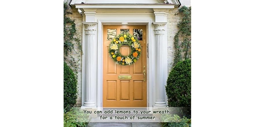 Vlorart 23inch Boxwood Wreath