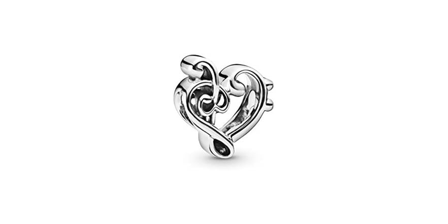 PANDORA 798346 PandoraHeart Treble Clef Sterling Sil (Open Box)