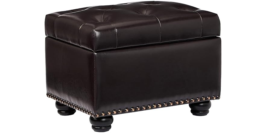 Deep Tufting Storage Ottoman