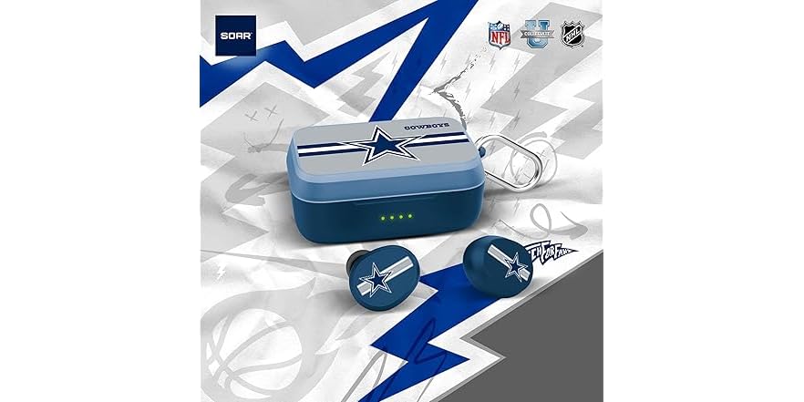 SOAR NFL Wireless Sport Earbuds