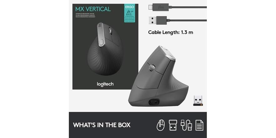 Logitech MX Vertical Wireless Mouse