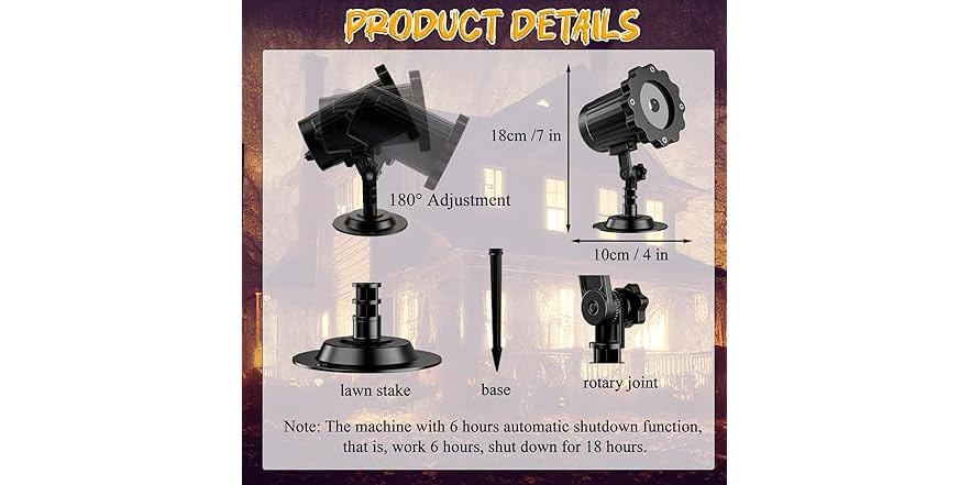 3D Dynamic Hologram Projector Light