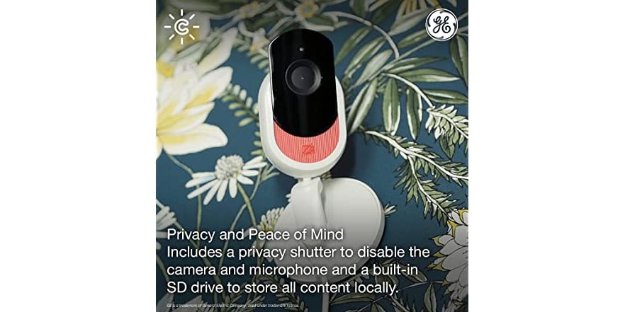 GE Lighting Cync 1080p Indoor WiFi Smart Camera