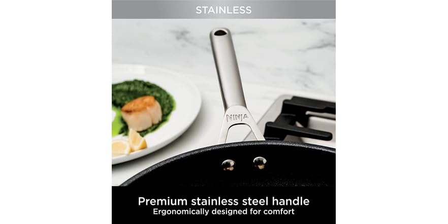 Ninja Foodi NeverStick 8", 10.25" & 12" Fry Pans