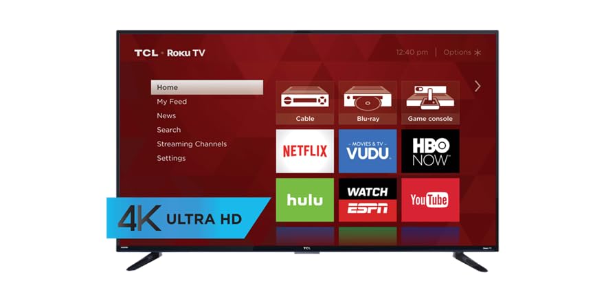 TCL 55US57 55" LED 4K 120 HZ Wi-Fi ROKU Streaming