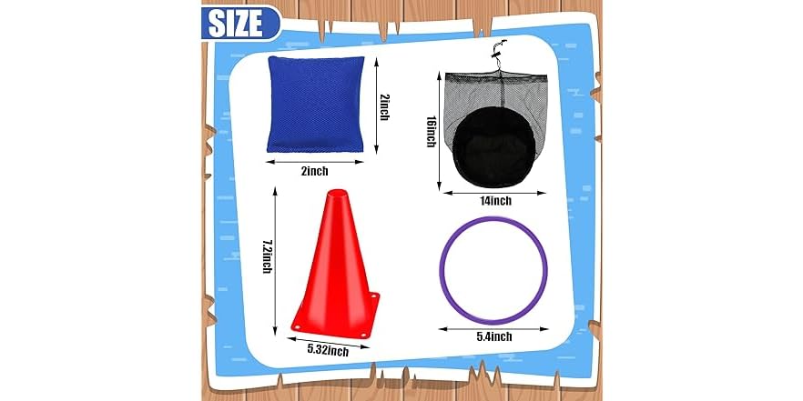 Outdoor Lawn Game Carnival Toss Game Set