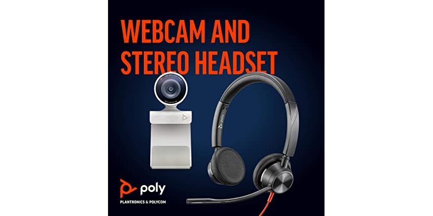 Poly Studio P5 Webcam with Headset Kit