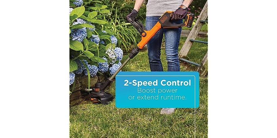 BLACK+DECKER 20V MAX String Trimmer Bundle
