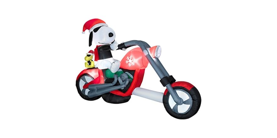 Airblown Snoopy on Chopper