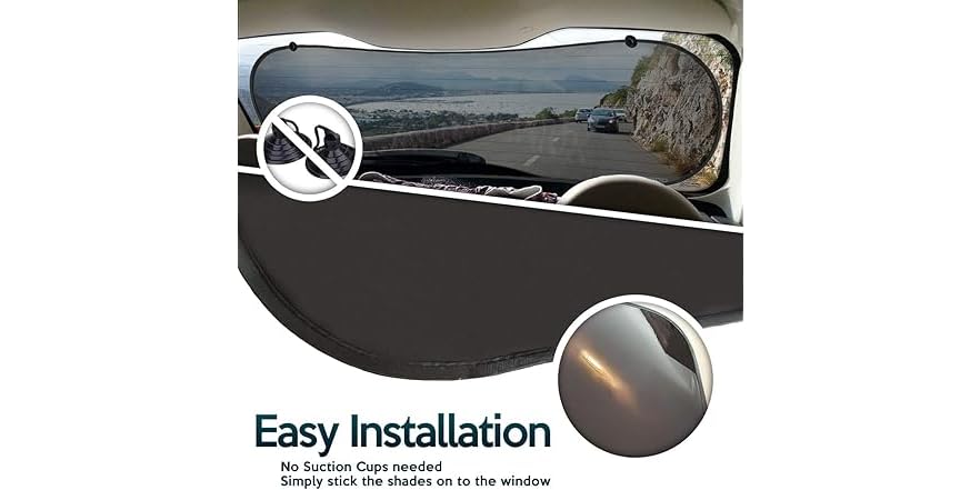 Zone Tech Rear Sun Stop Sunshade