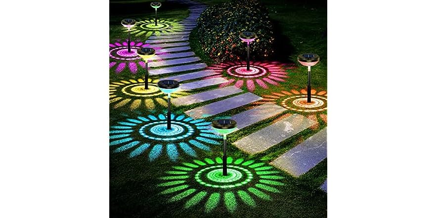 Bright Solar Pathway Lights 6 Pack