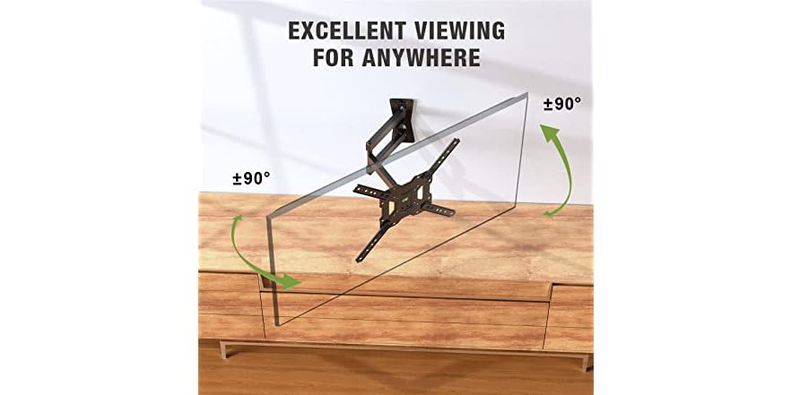 USX MOUNT Full Motion TV Mount, Swivel