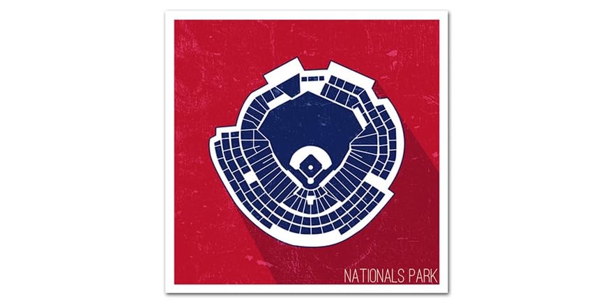 MLB Stadium Seating Map Poster, 2 Sizes