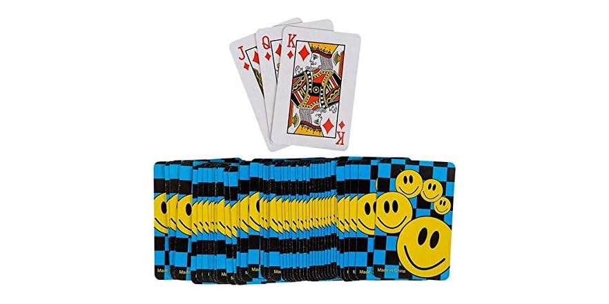 Smiley Face Playing Card